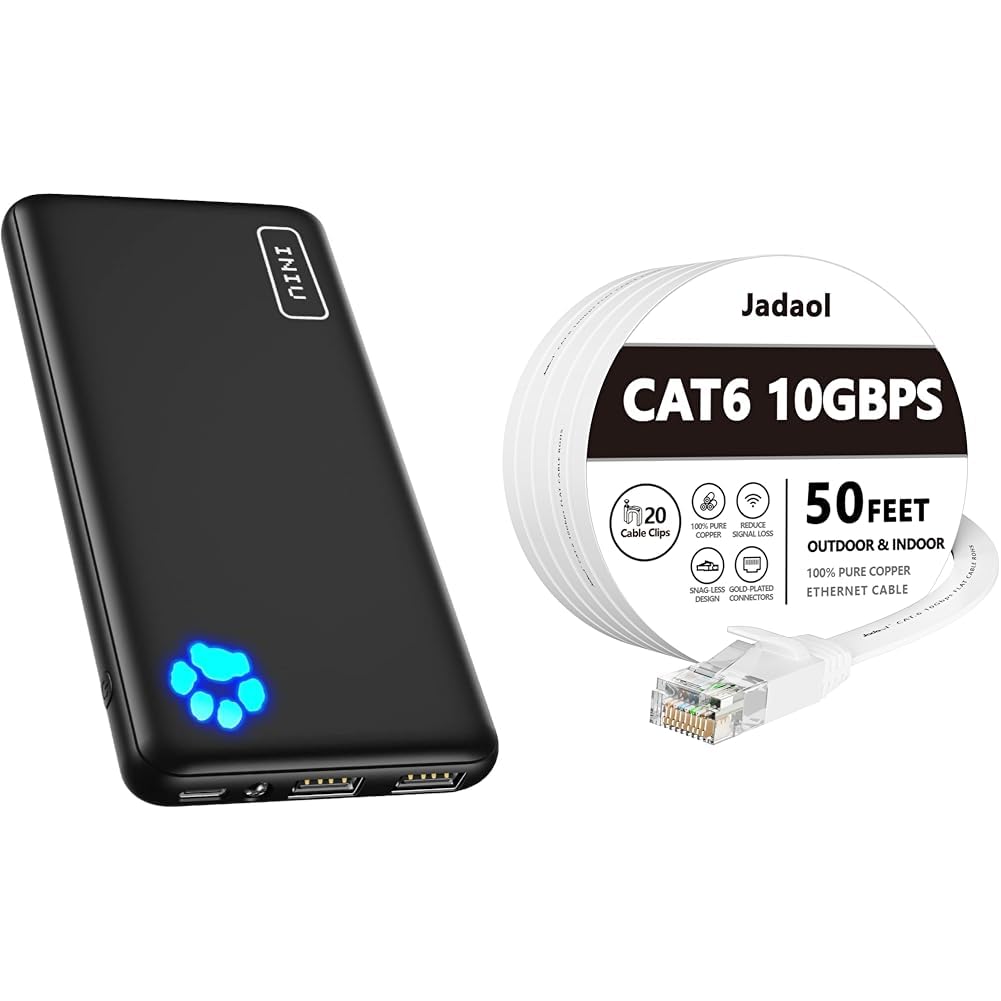 Iniuportable Charger Slimmest 10000mah 5v 3a Power Bank Usb C ...