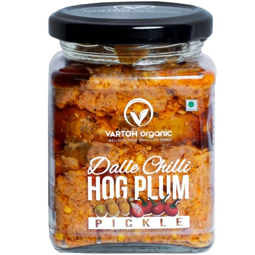 Vartoh Organic Dalle Chilli Hog Plum Pickle : Amazon.in: Grocery ...