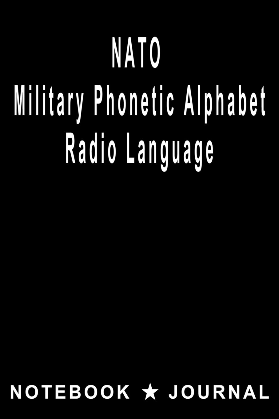 Amazon.com: NATO Military Phonetic Alphabet Radio Language Notebook ...