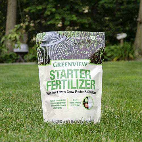 Greenview Spring or Fall Lawn Starter Fertilizer - 8 lb. Bag - Covers ...
