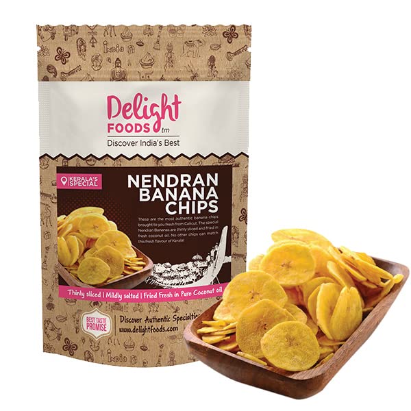 Delight Foods Premium & Fresh Kerala Chips (Nendran Banana Chips 200g ...