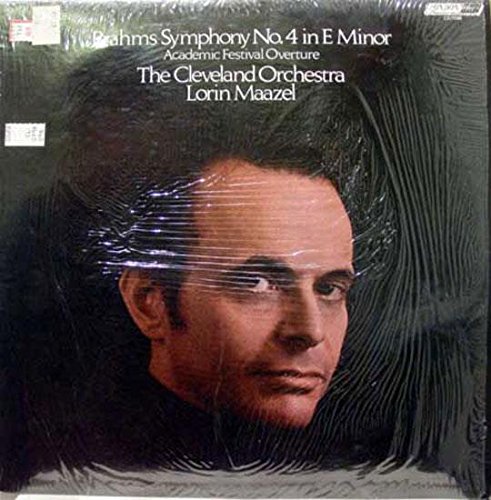 Amazon.com: LORIN MAAZEL BRAHMS SYM. NO. 4 vinyl record: CDs & Vinyl