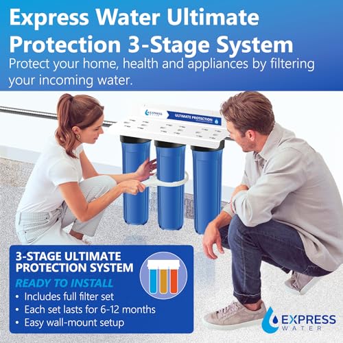 Express Water Ultimate Protection Whole House Water Filter System - 3 ...