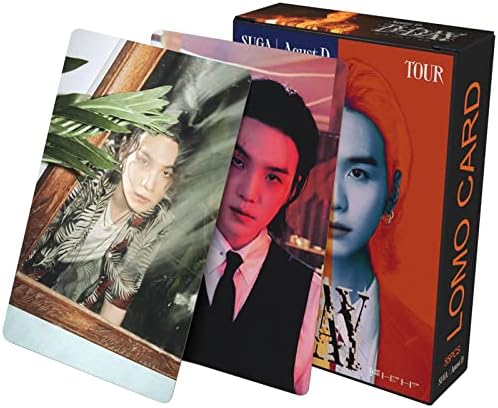 Amazon.com: KPOP D-DAY Album Photocards 92PCS Agust D TOUR D-DAY Lomo ...