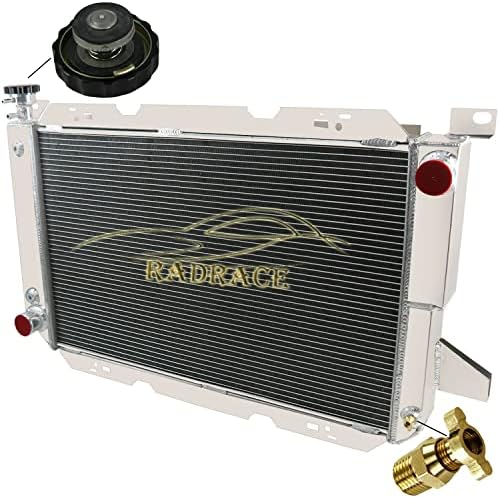 Amazon.com: RadRace 4 Row Aluminum Radiator for 1985-1997 Ford Bronco ...