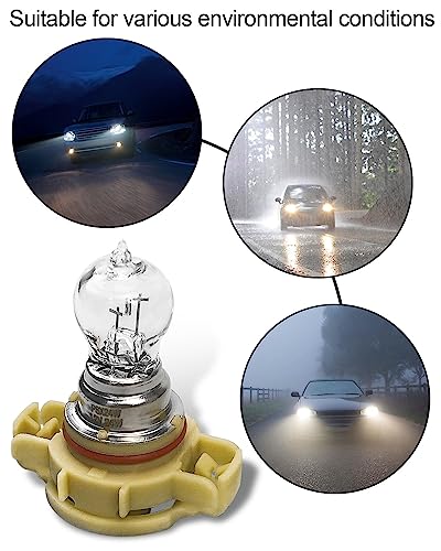 Snapklik.com : AUGREX 4300K PSX24W 2504 LED Fog Light Bulbs