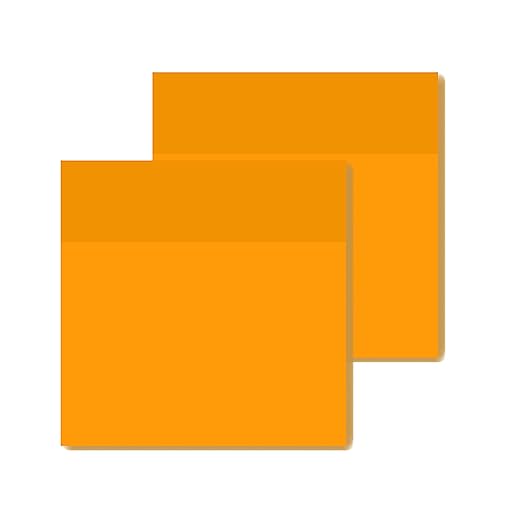 GLUN® Transparent Sticky Note Pad, 100 Sheets Neon Blue Multicolour ...