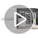 Amazon.com: Bestar 95W x 61D Modular U-Shaped Closet Organizer System ...