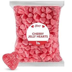 Amazon.com : Mother's Day Cherry Jelly Hearts Candy, 1lb Pack of Mother ...