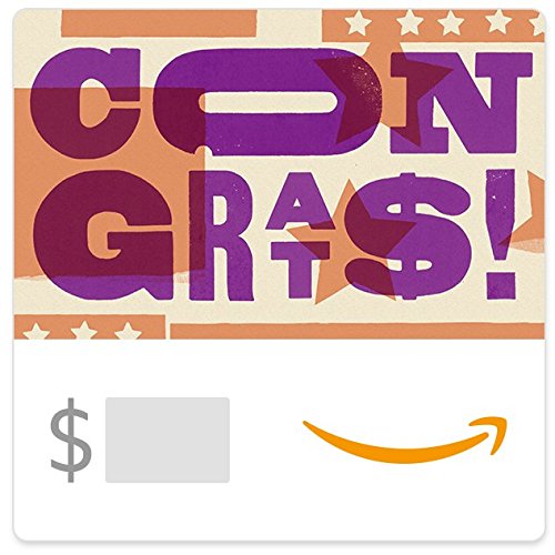 Amazon.com: Amazon eGift Card - Congrats (Letterpress) : Gift Cards