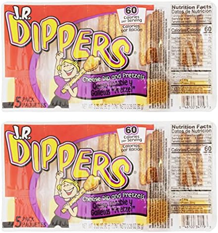 Amazon.com: J.R. Dippers Cheese Dip & Pretzel Sticks Snacks (2 Packs)