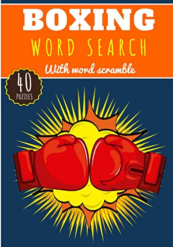 Boxing Word Search: Challenging Puzzle Brain book For Adults, Kids ...