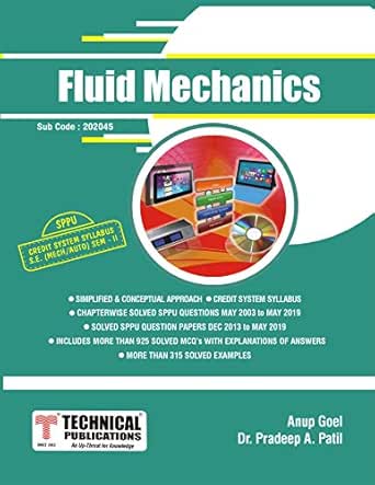 Amazon.com: Fluid Mechanics for SPPU 15 Course (SE - II - Mech ...