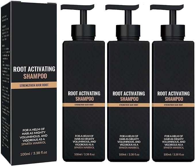 (100% Effective) 3Pcs Root Activator Shampoo, Mane Root Activator ...