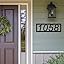 Amazon.com: Personalized Modern House Numbers for Outside, Custom Metal ...