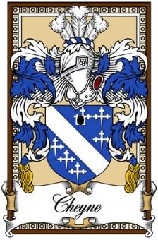 Amazon.com: Cheyne Family Crest Coat of Arms Mouse Pad : Office Products