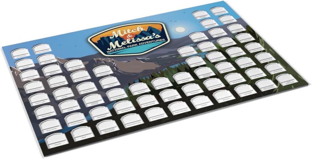 Amazon.com: Thunder Bunny Labs Personalized USA National Parks Photo ...