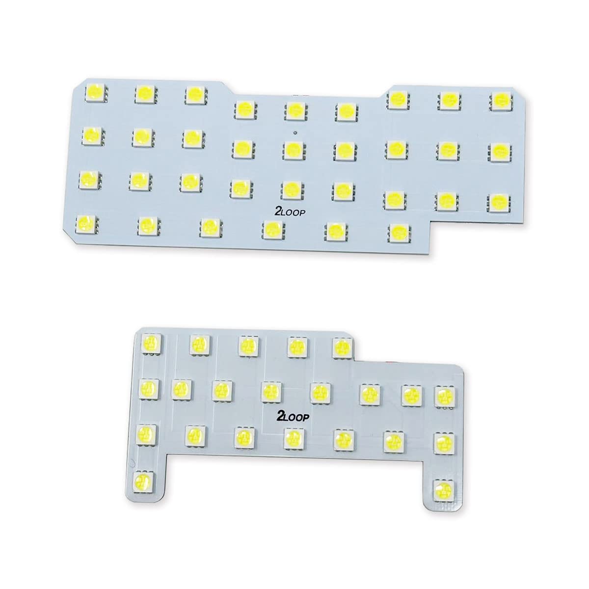 Amazon | 2LOOP(ツーループ) 3チップSMD2点 R4.8～ スペーシアベース MK33V LEDルームランプ -純白光 | ルームランプ | 車＆バイク