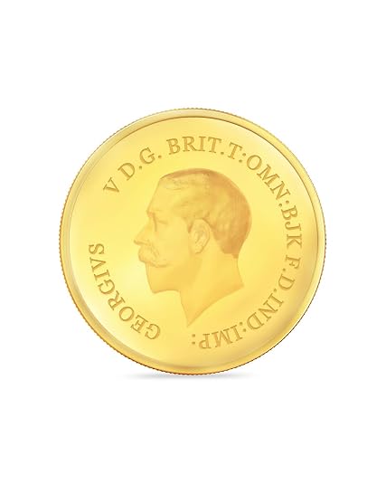 Bhima Jewels BIS Hallmark 22K George Head Gold Coin 4 g : Amazon.in ...