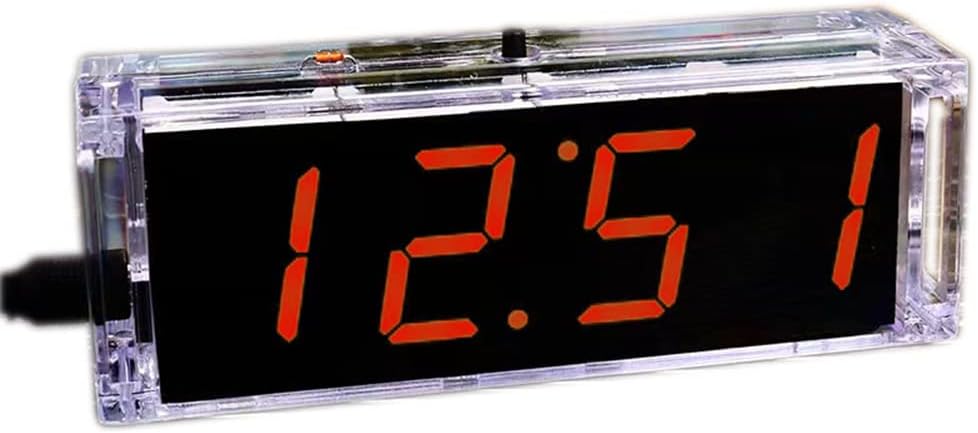 Amazon.co.jp: Electronic DIY Voice Digital Clock Making Kit Digital ...