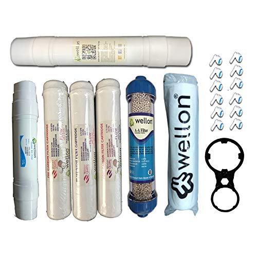 Wellon Inline Sediment Filter + Wellon Inline Carbon Filter + Wellon ...