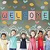 Amazon.com: 57pcs Boho Rainbow Welcome Banner Welcome Bulletin Board ...