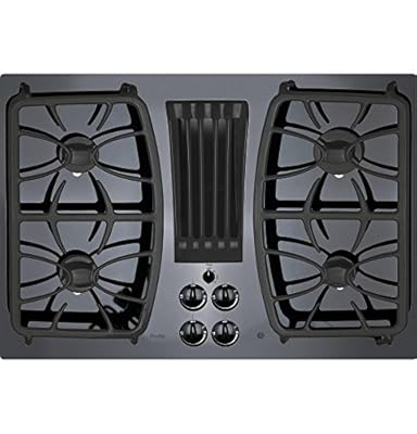 GE APPLIANCES Profile Series 30 inch Built-in Gas Downdraft Cooktop ...