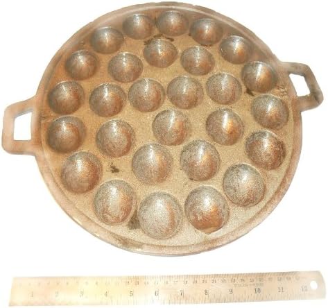 Amazon.com: Adapt Kanom Krok Pan Combination Takoyaki in Thai Equipment ...