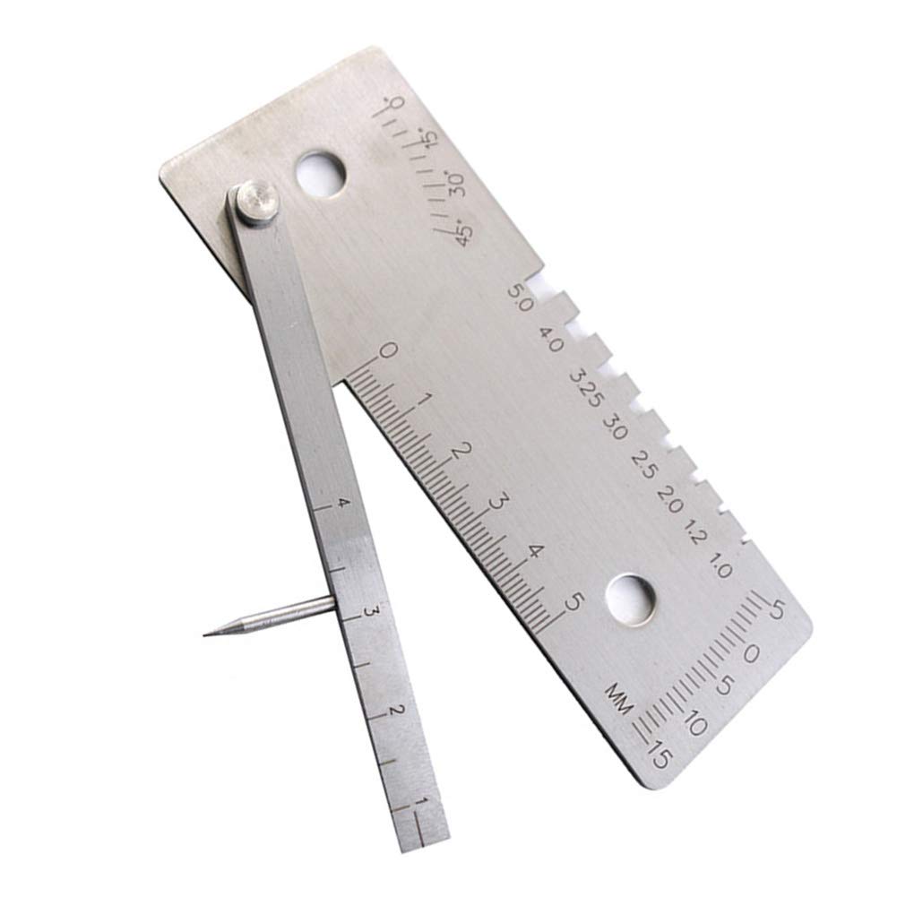 Buy Universal Weld Measuring Gauge Multifunction Stainless Steel ...