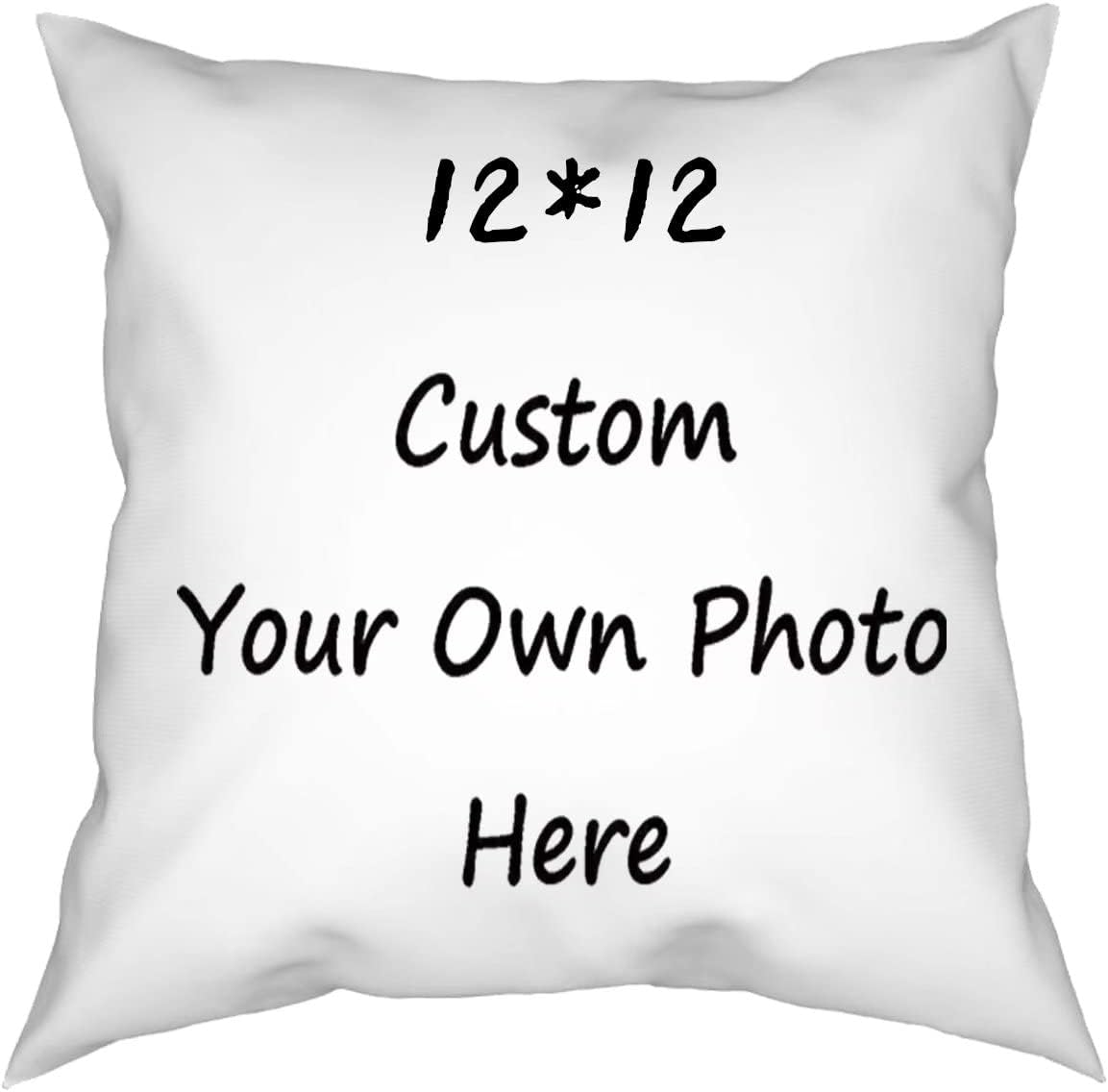 Amazon.com: Custom Pillow Case, Design Photos or Text Customize Throw ...