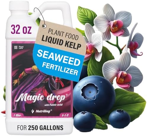 Magic Drop 0-1-2 Liquid Seaweed Fertilizer for Plants and Root Boost ...
