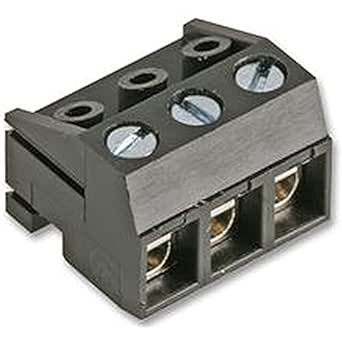 TERMINAL BLOCK PLUGGABLE 3 WAY Connectors Terminal Blocks : Amazon.co ...