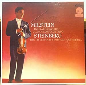 Amazon.com: NATHAN MILSTEIN DVORAK & GLAZOUNOV VIOLIN CONCERTO vinyl record: CDs & Vinyl