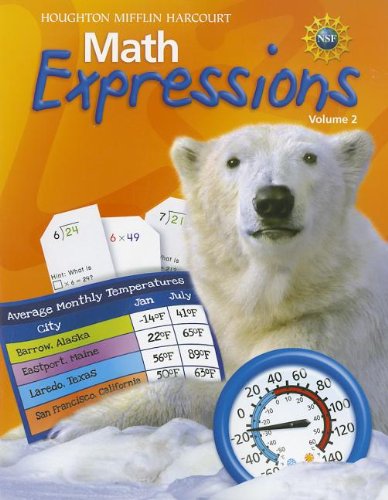 Math Expressions, Grade 4 Student Activity Book: Houghton Mifflin Math ...