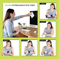 Amazon.com: Eyeglass Cleaner Lens Wipes- 200 Pre-Moistened Individual ...