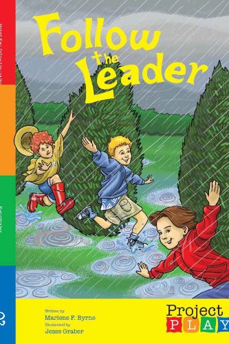 Kids Playing Follow The Leader