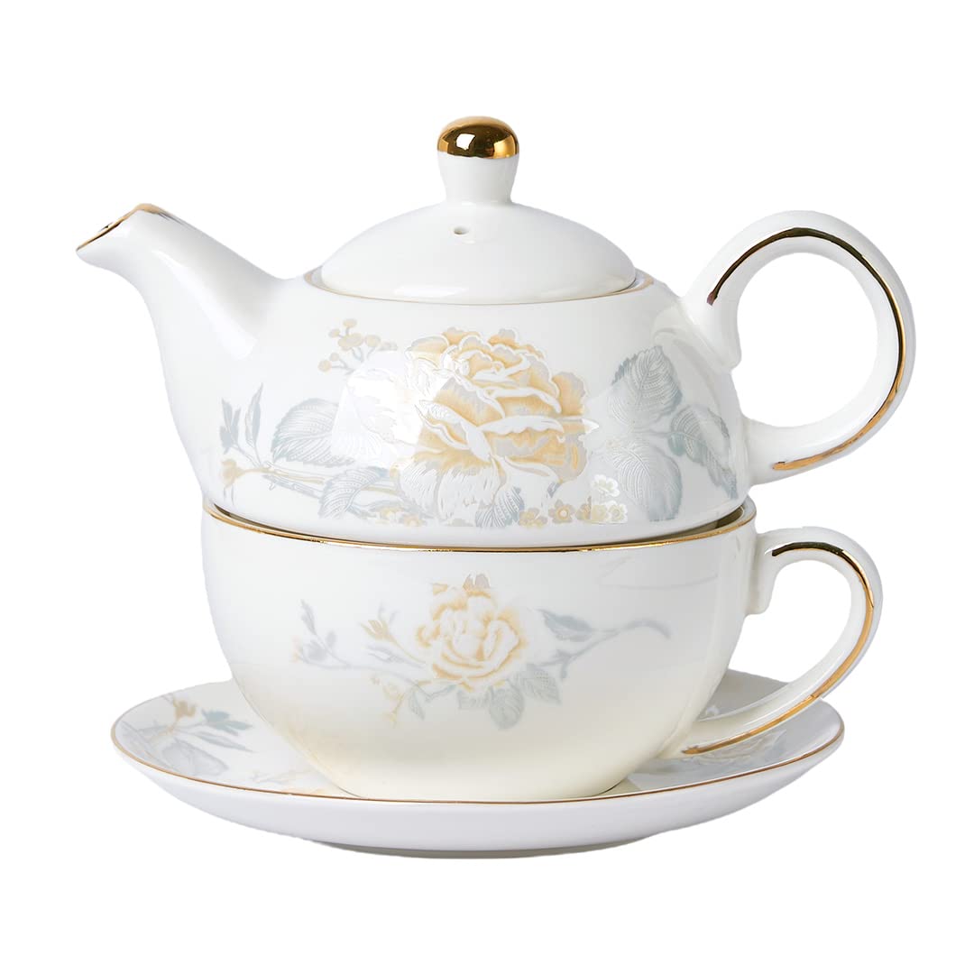 Amazon.com | CHILDIKE Tea for One Set, Teapot for One and Cup Set, Tea ...