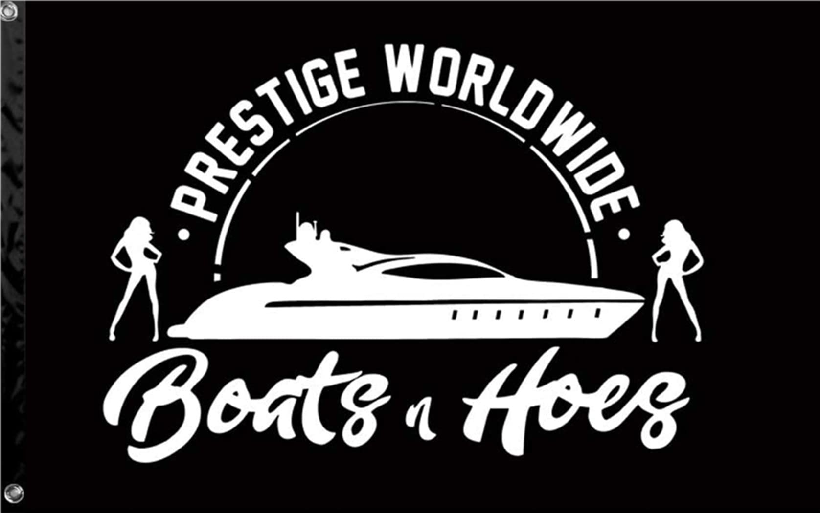 Amazon.com : Prestige Worldwide Flag Boats and Hoes Flag 2x3FT,100D ...