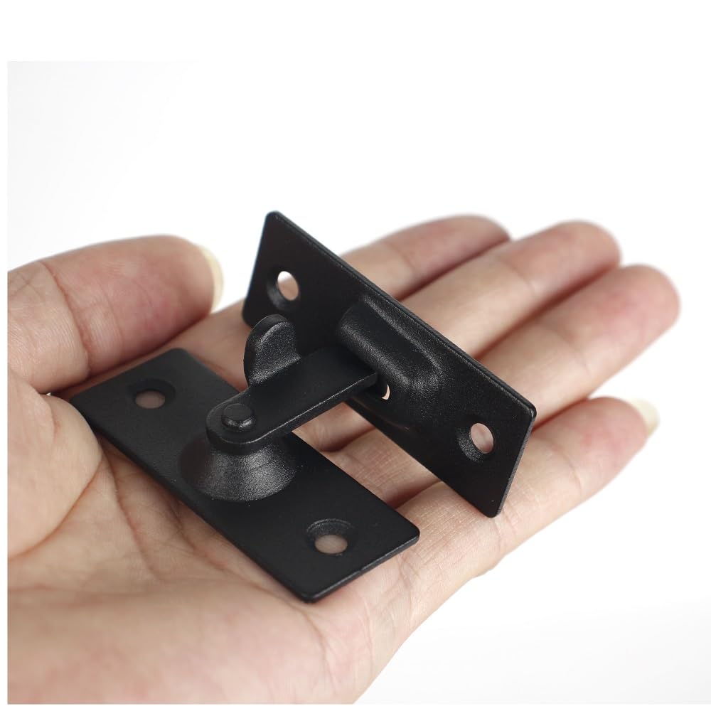 Buy Barn Door Lock,90 Degree Right Angle Door Lock Buckle Lock Bolt ...