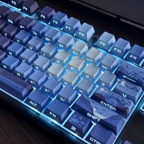 Amazon.com: Tsungup Anime Keycaps-Side Print Keycap Set,PBT Japanese ...