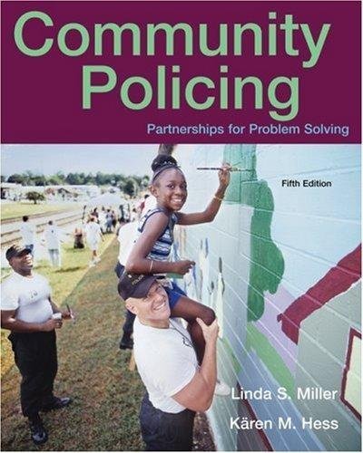Community Policing: Partnerships for Problem Solving 5TH EDITION: J.K ...