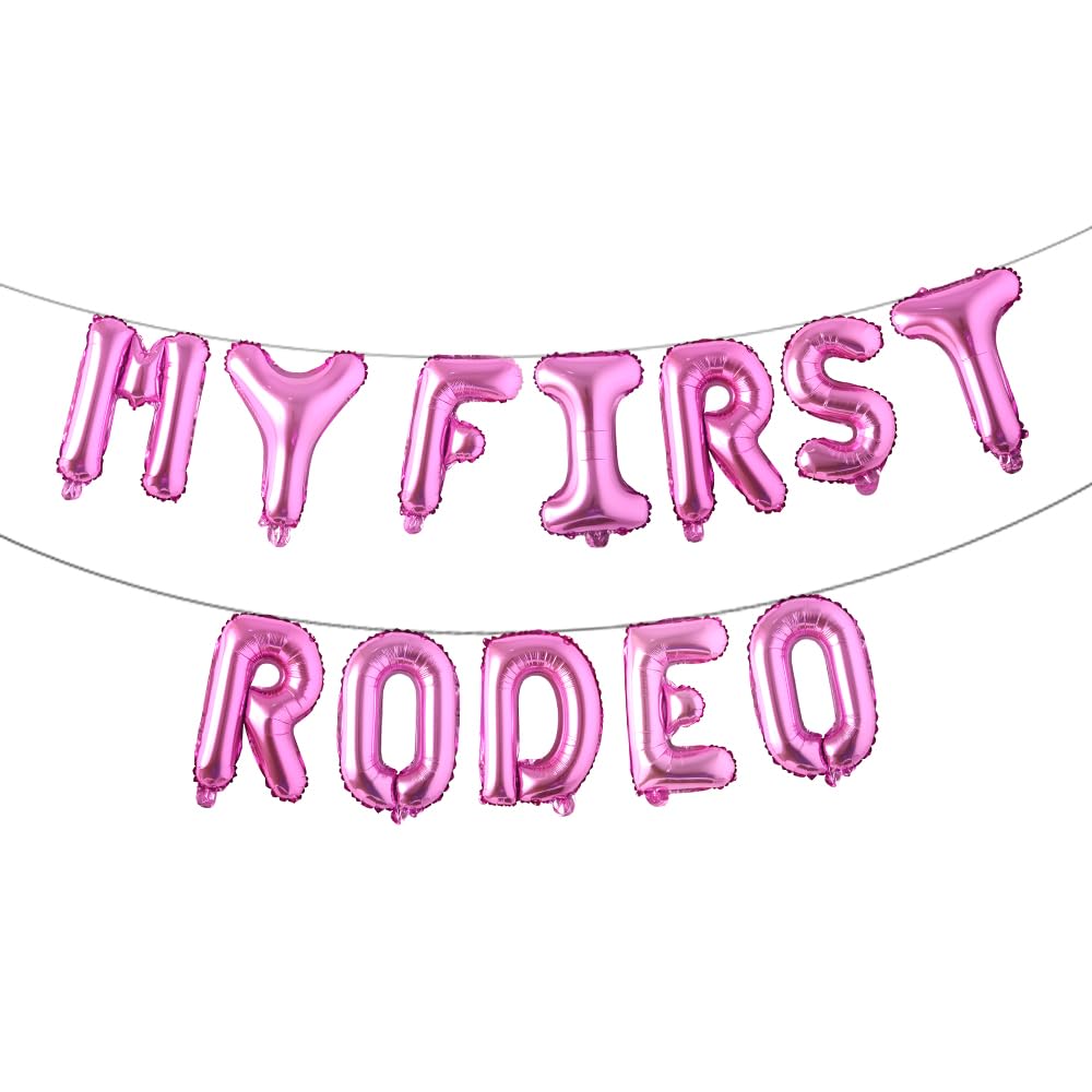 Amazon.com: My First Rodeo Party Decoration My First Rodeo Birthday ...