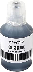 Amazon.co.jp: こまもの本舗 キャノン対応 インク ボトル GI-36BK 互換インク 顔料 ブラック ISO認証工場製造 [対応機種] GX4030 GX5030 GX6030 ...