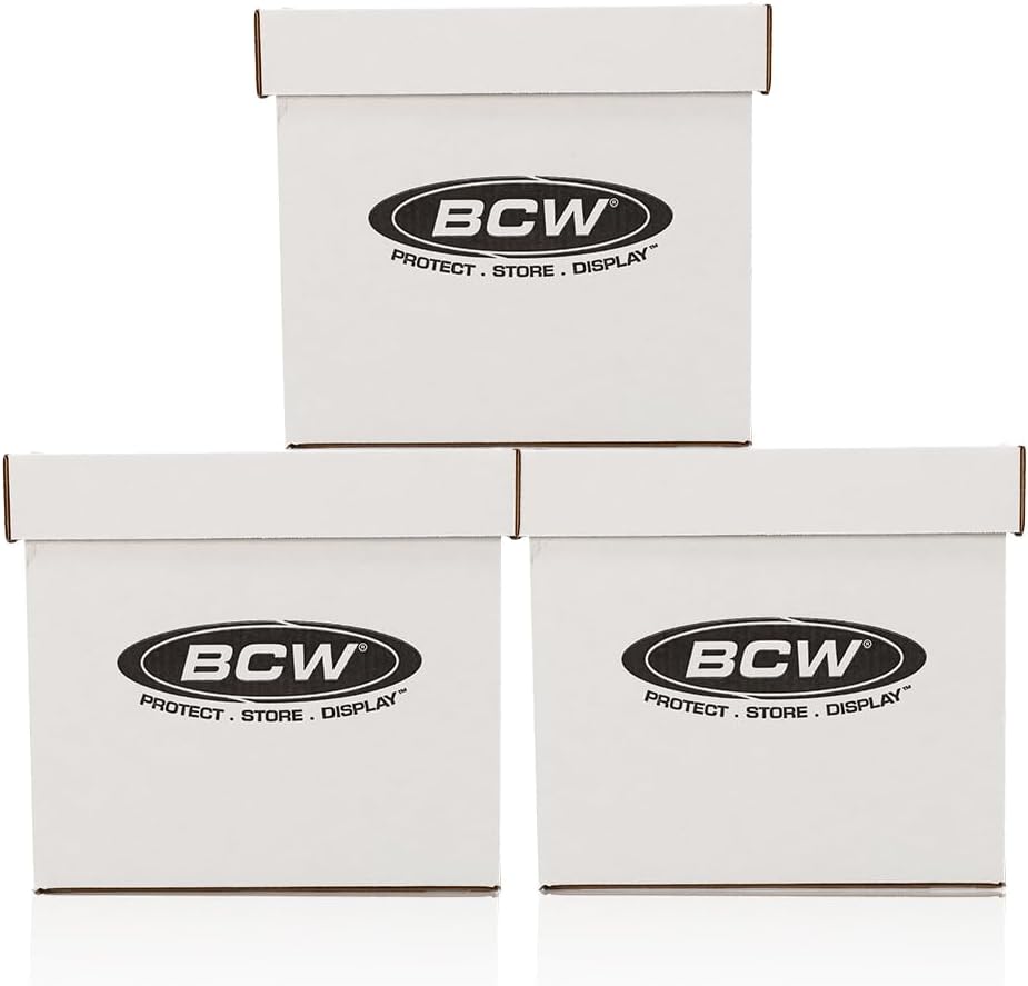 Amazon.com: 12" Vinyl Record Storage Box - Sturdy Cardboard with ...