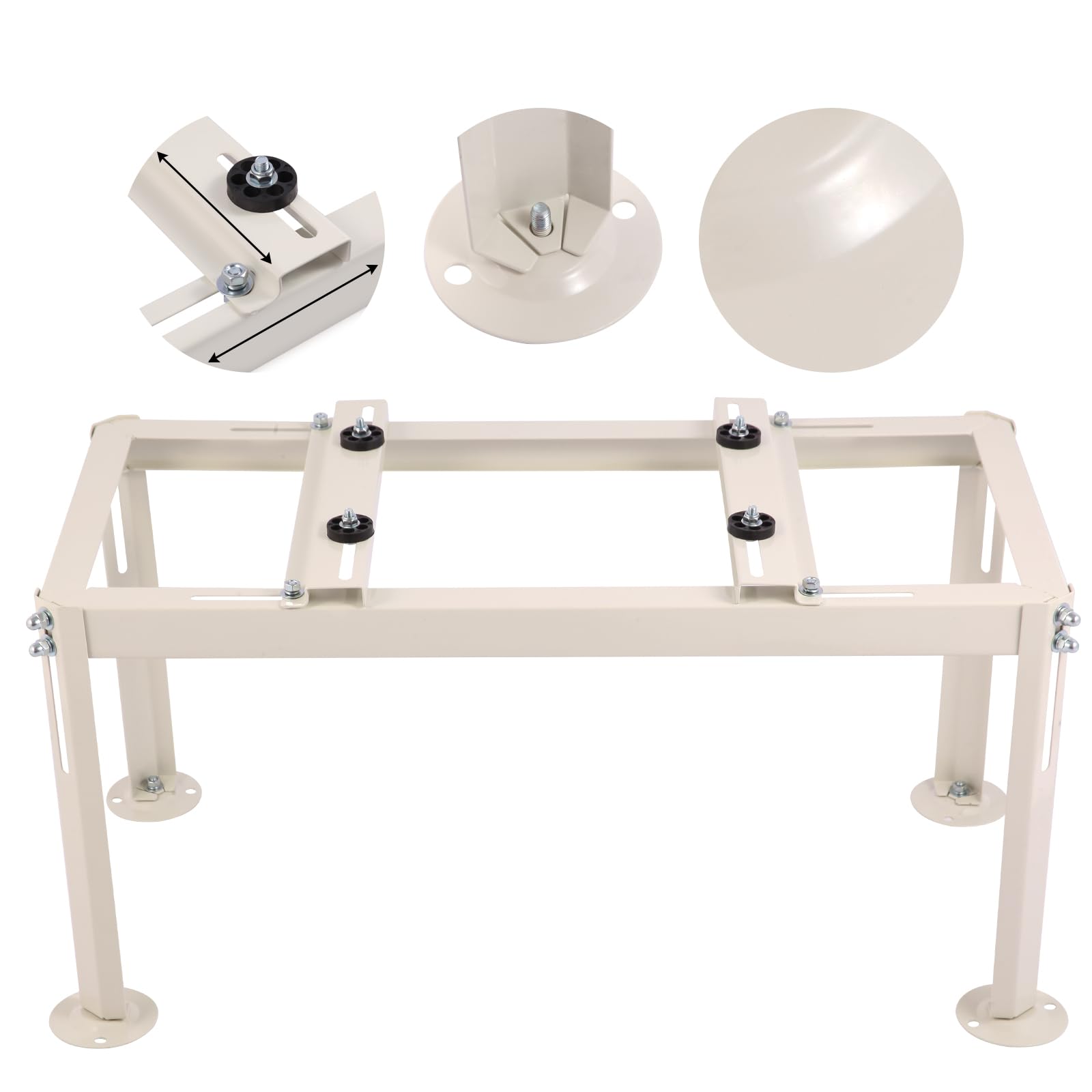 Amazon.com: Wells Mini Split Ground Stand Adjustable Mini Split Bracket ...