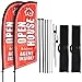 Amazon.com : 2 Pack Open House Flags Signs Banners or Real Estate Flags ...