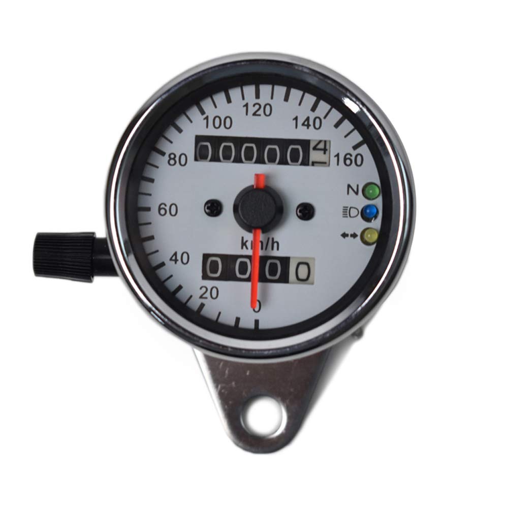 Amazon.com: DKMOTORK 0022 Mini Motorcycle Speedometer Dual Odometer ...