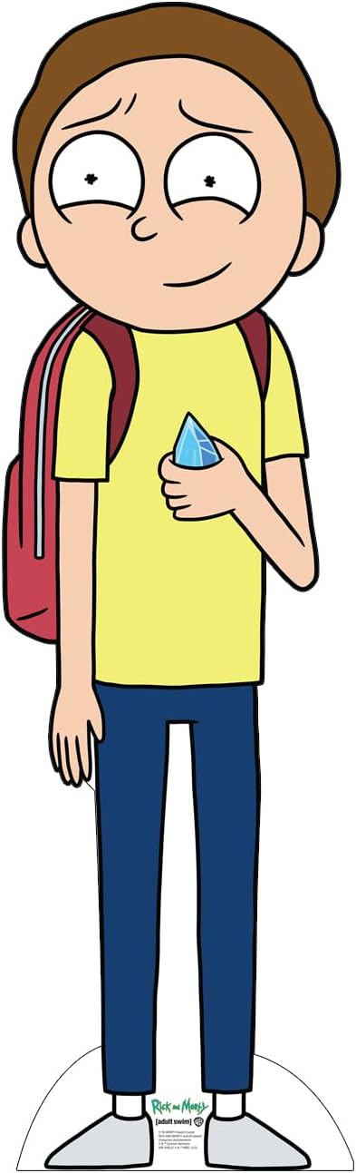Amazon.com: Cardboard People Morty Death Crystal Cardboard Cutout ...