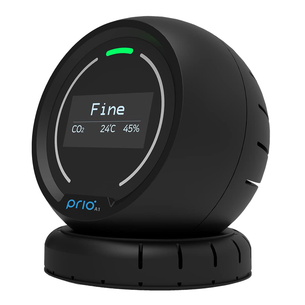 Buy PRIO A1 CO2 Air Quality Monitor, & Ventilation Meter, Tetser ...