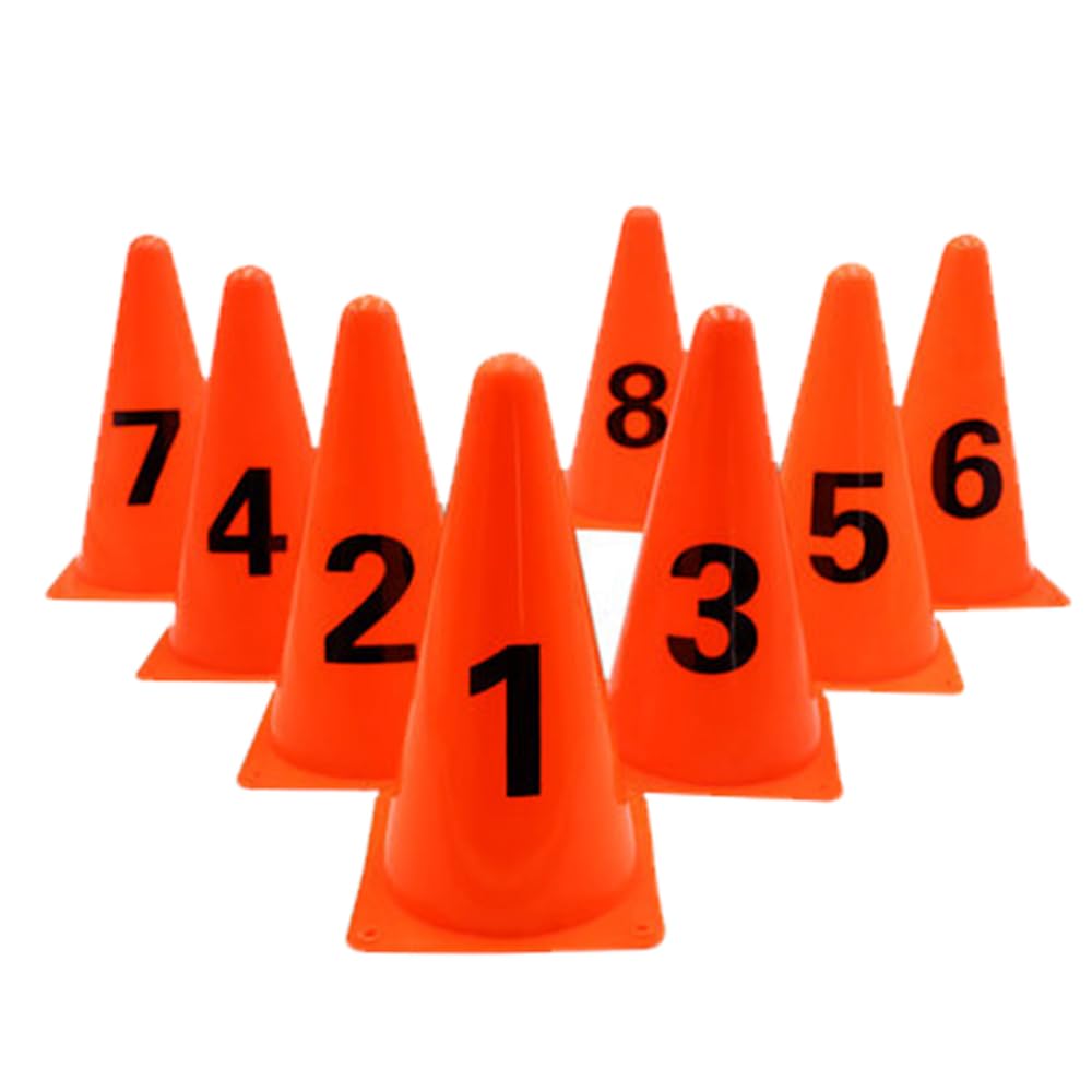 Snapklik.com : ASENVER 9 Inch Plastic Traffic Cones Sport Training ...